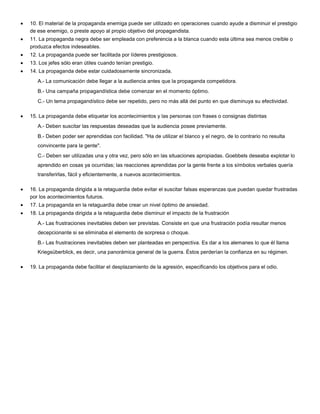 19 principios que aplicó goebbels en la propaganda | DOCX