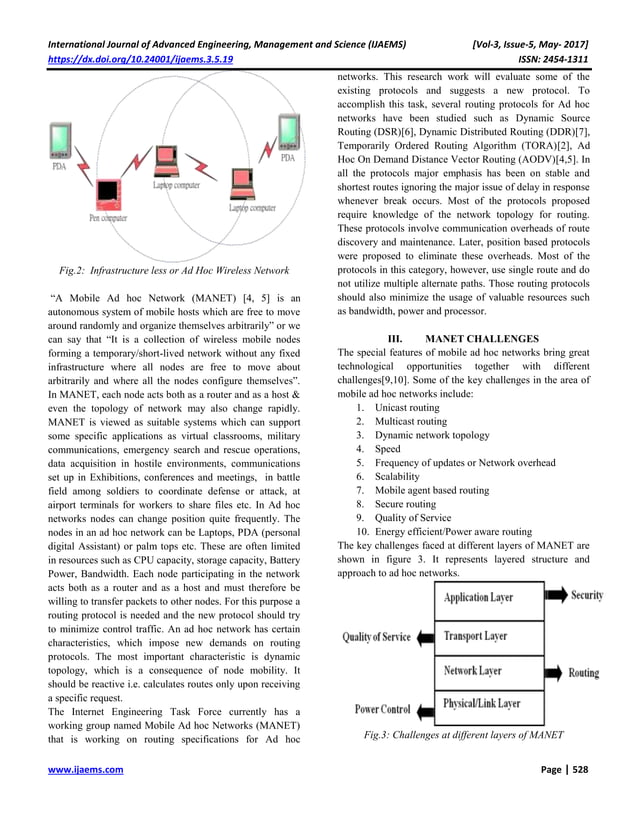 Proposed Scheme for Secured Routing in MANET | PDF