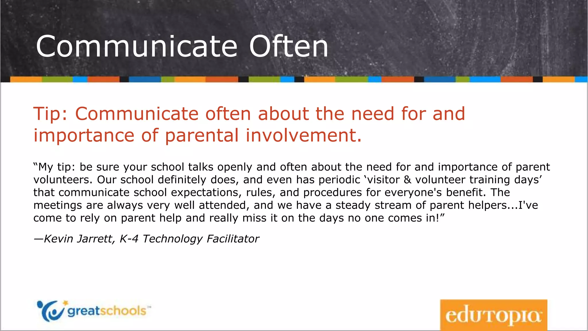 19 Proven Tips for Getting Parents Involved at School | PPTX