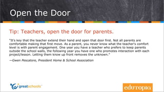 19 Proven Tips for Getting Parents Involved at School | PPTX