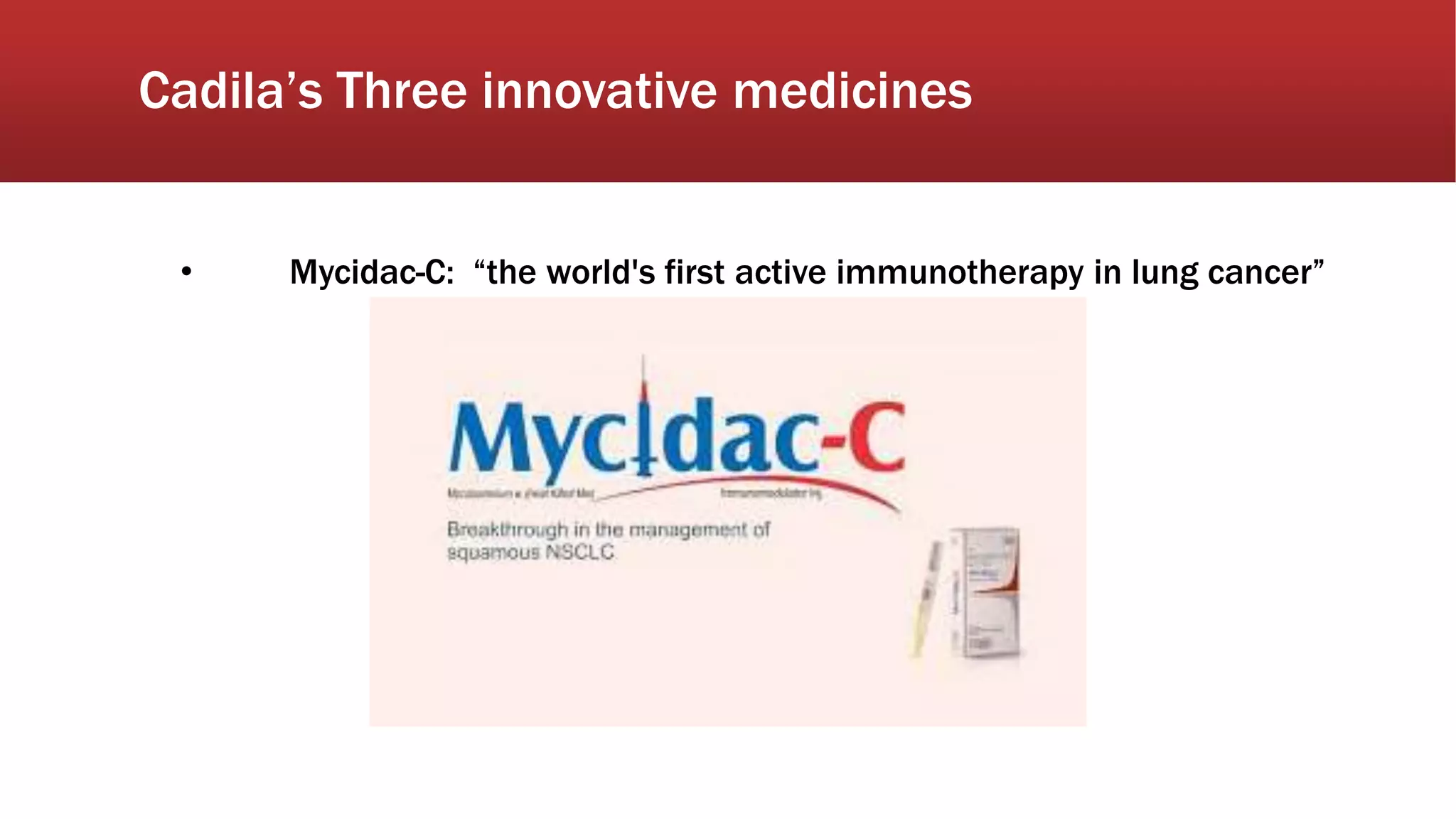 Timeline of Cadila Pharmaceuticals | PPTX