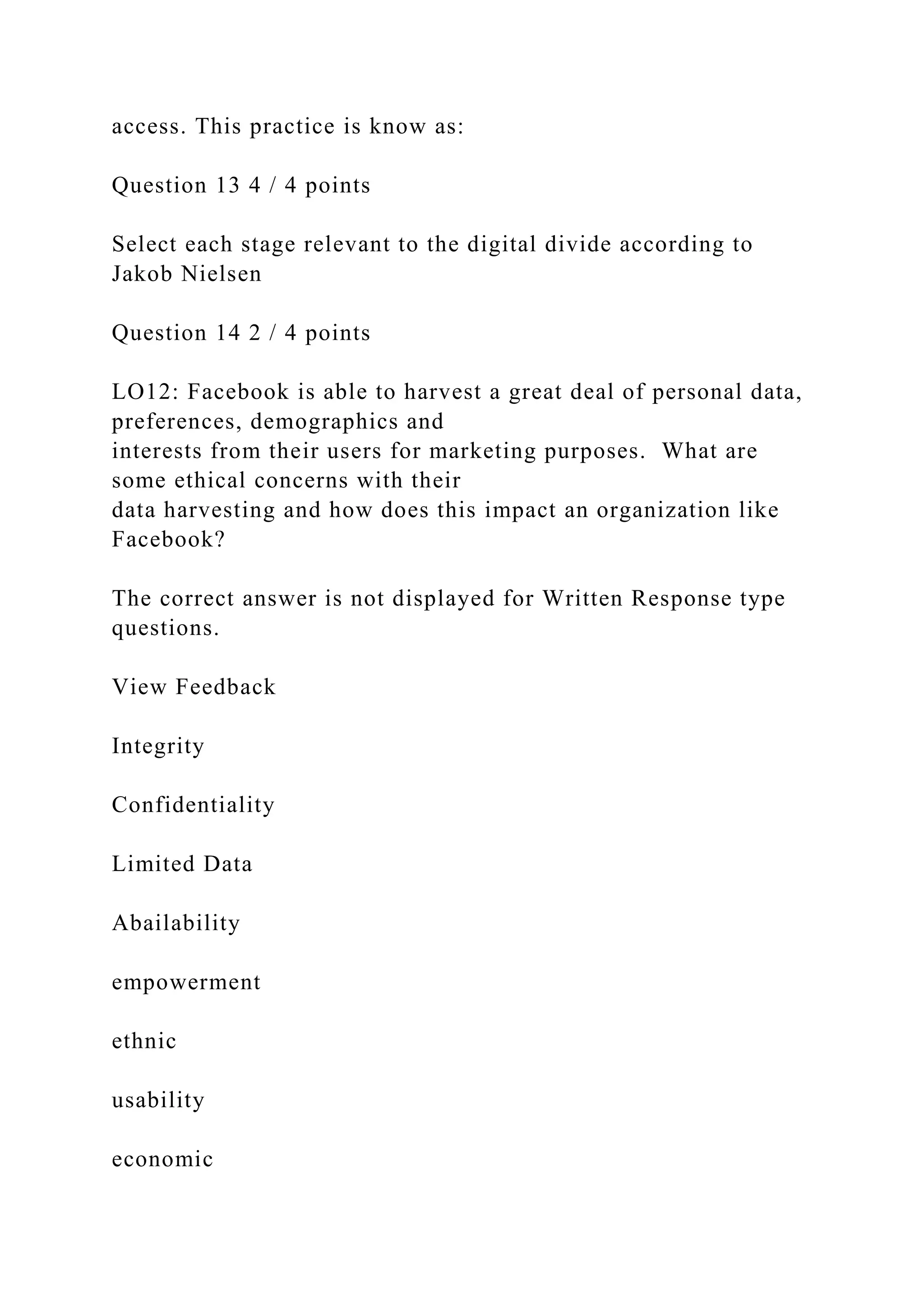 19Question 1 4 4 pointsLO5 What is a packetQu.docx