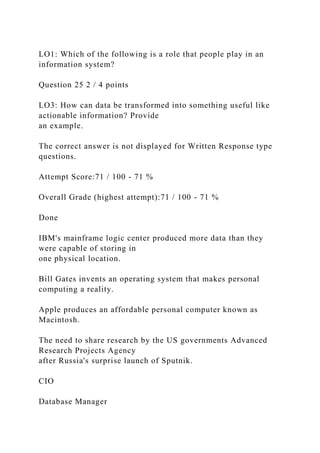 19Question 1 4 4 pointsLO5 What is a packetQu.docx | Computer Networking | Computing