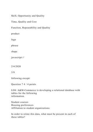 19Question 1 4 4 pointsLO5 What is a packetQu.docx | Computer Networking | Computing