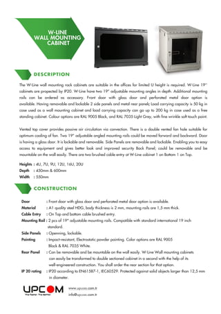 19 rack cabinet and accessories | PDF