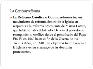 19 reforma católica | PPTX