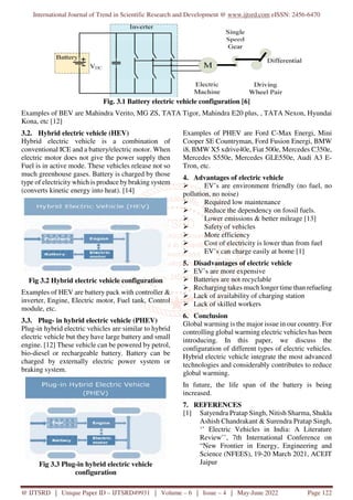Review Paper of Electric Vehicles | PDF | Green Vehicles | Auto Type