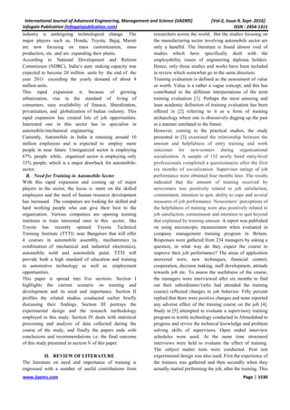 Role of Pre-Employment Training in Enhancing Employability of Diploma Engineers | PDF ...