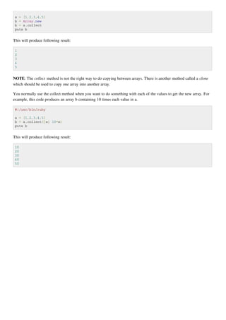 19 ruby iterators | PDF