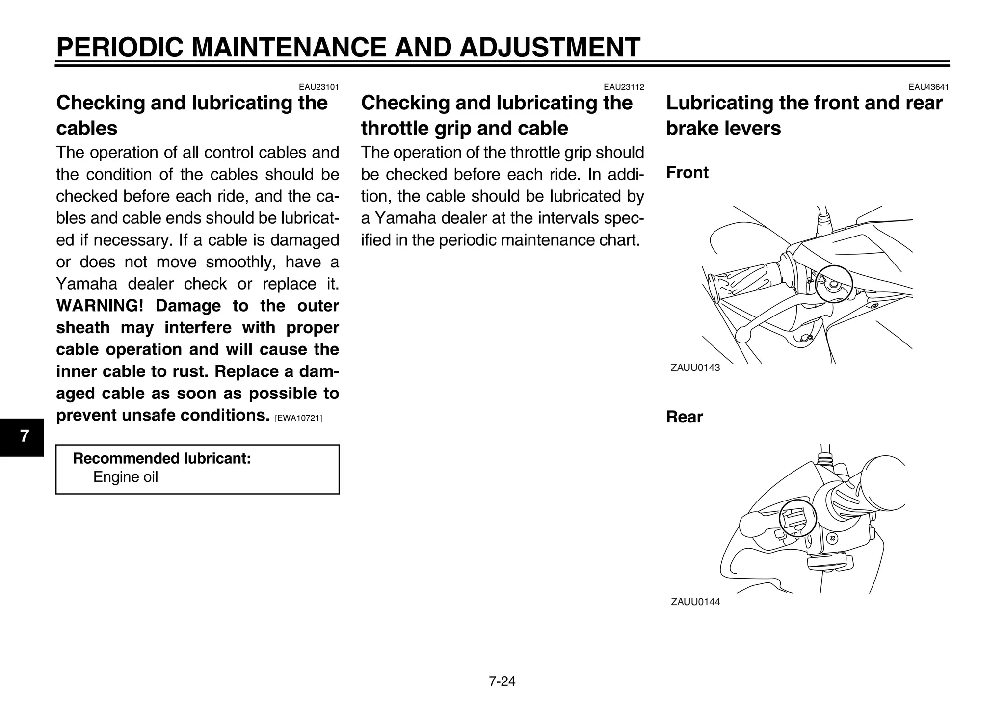 Manual for mio and other mio motorcycles | PDF