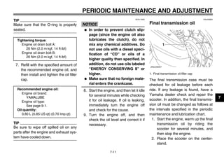 Manual for mio and other mio motorcycles | PDF