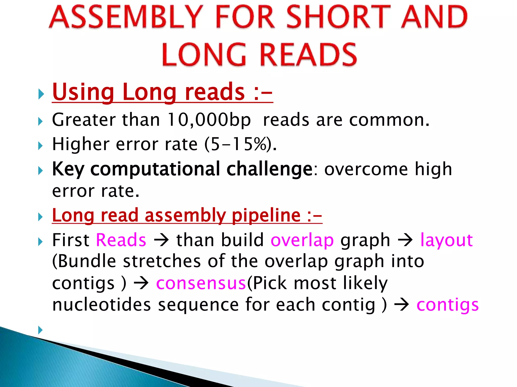 Sequence Assembly | PPTX
