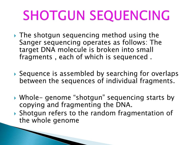 Sequence Assembly | PPTX