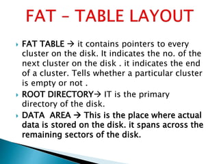 Microsoft Windows File System in Operating System | PPTX