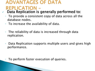 Replication Techniques for Distributed Database Design | PPT