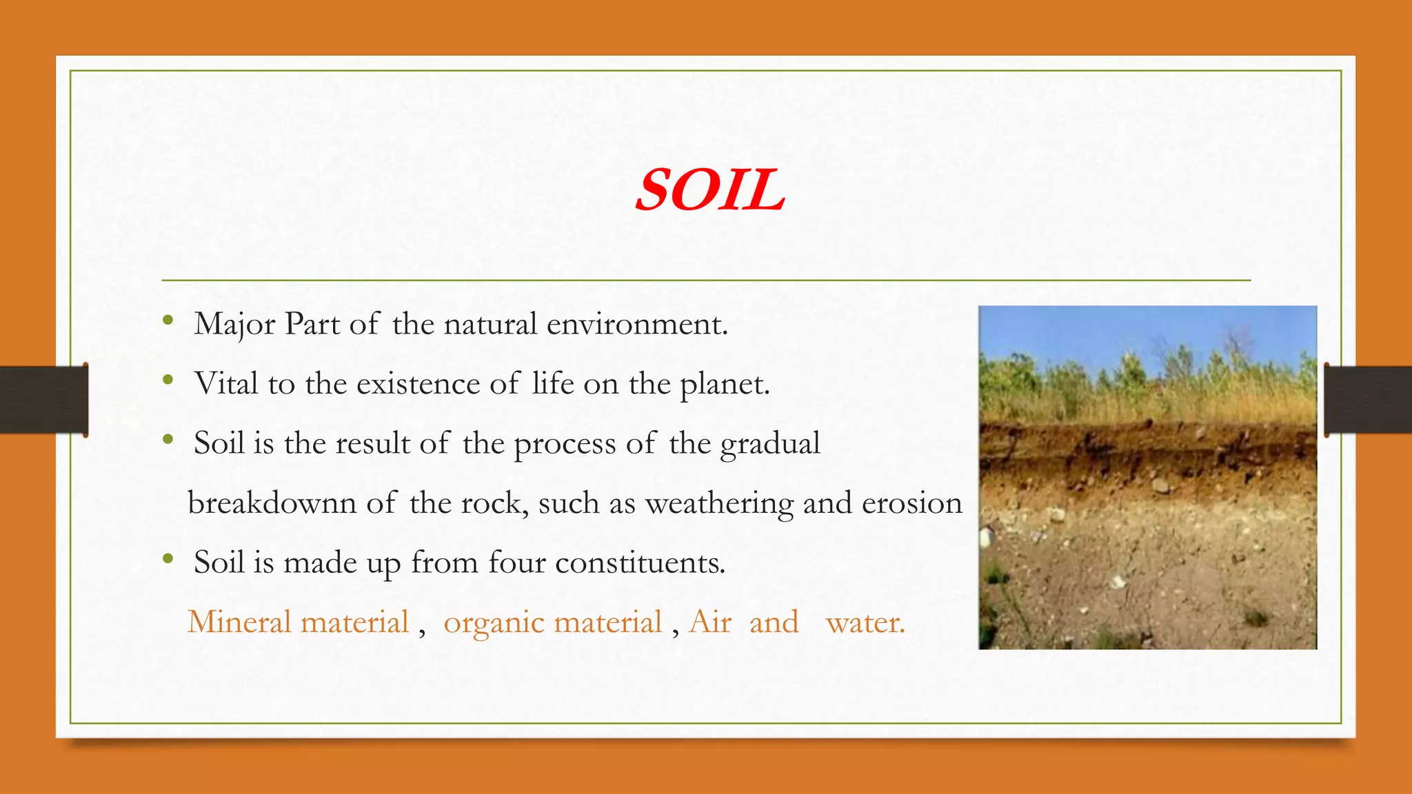 Study of Soil Profile | PPTX