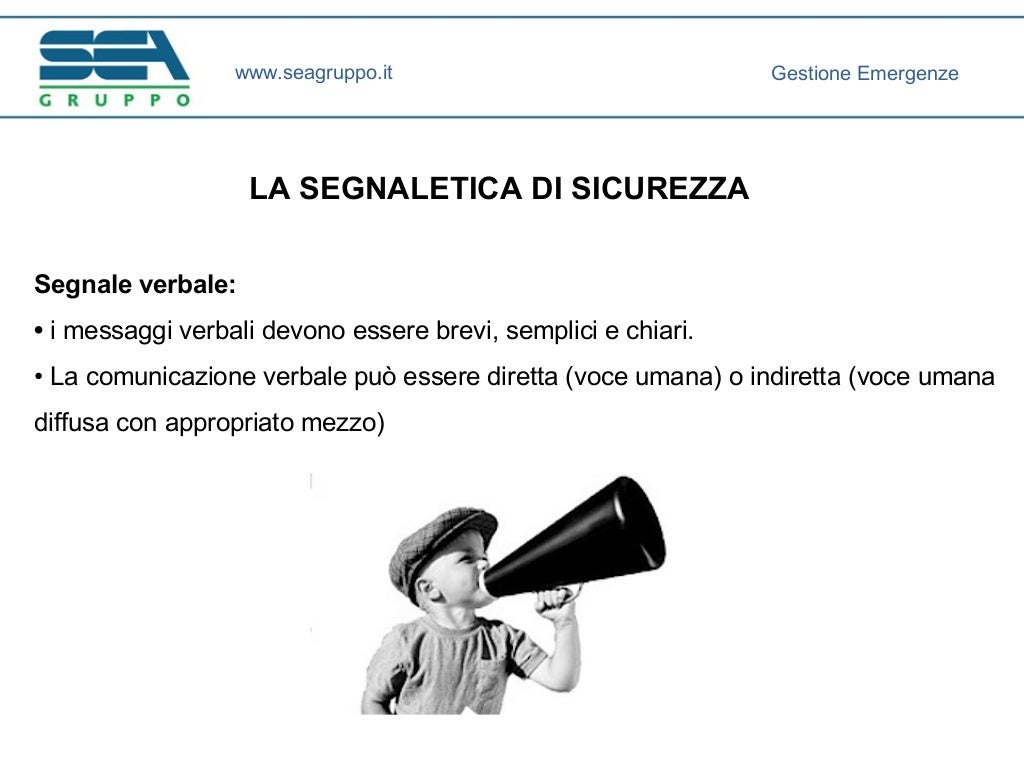 Segnaletica di sicurezza | PPT