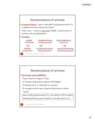 (19) session 19 halo-alkanes, ethers & amines | PDF