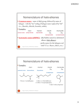 (19) session 19 halo-alkanes, ethers & amines (1) | PDF