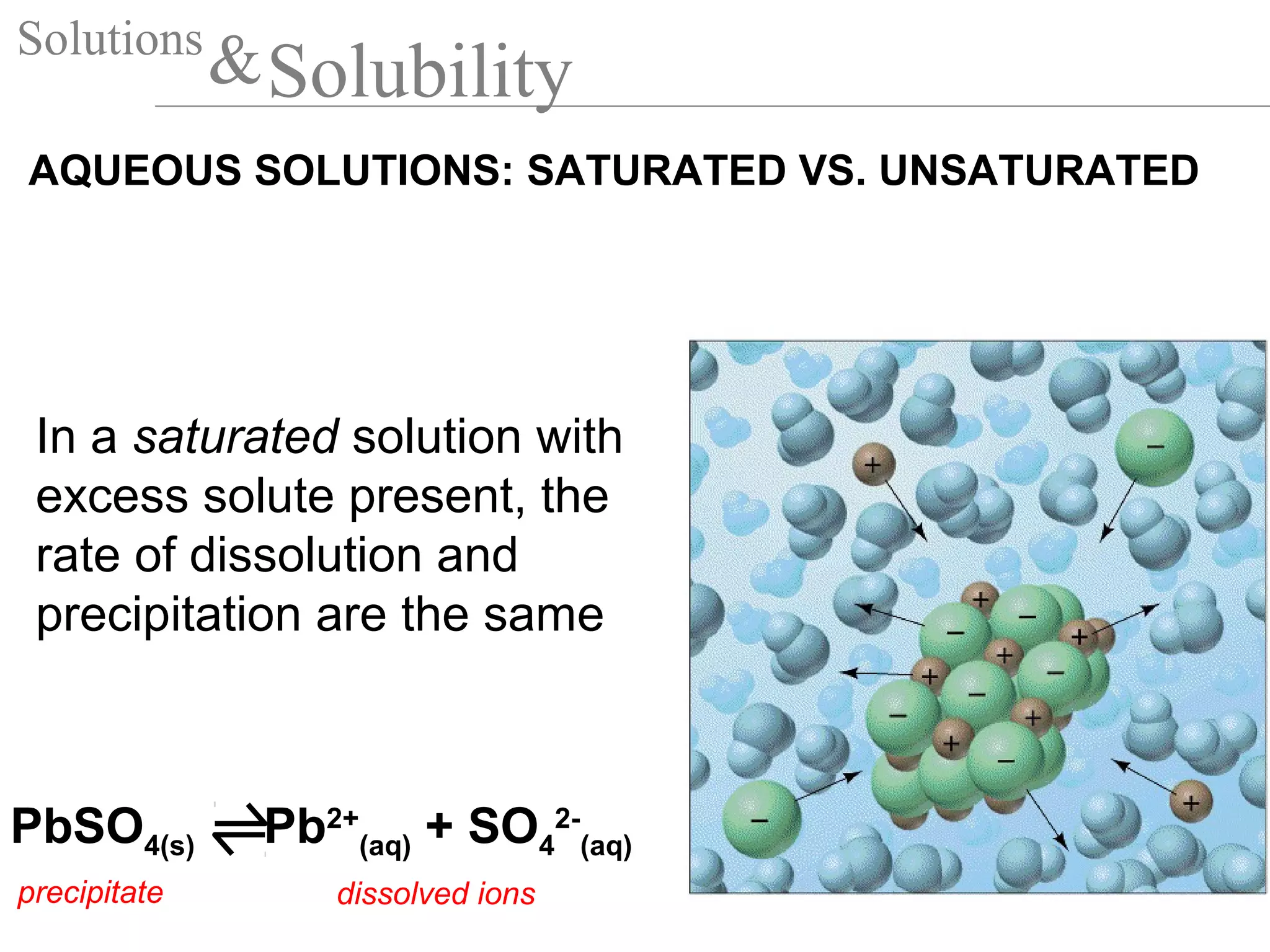 19 solutions and solubility | PPT