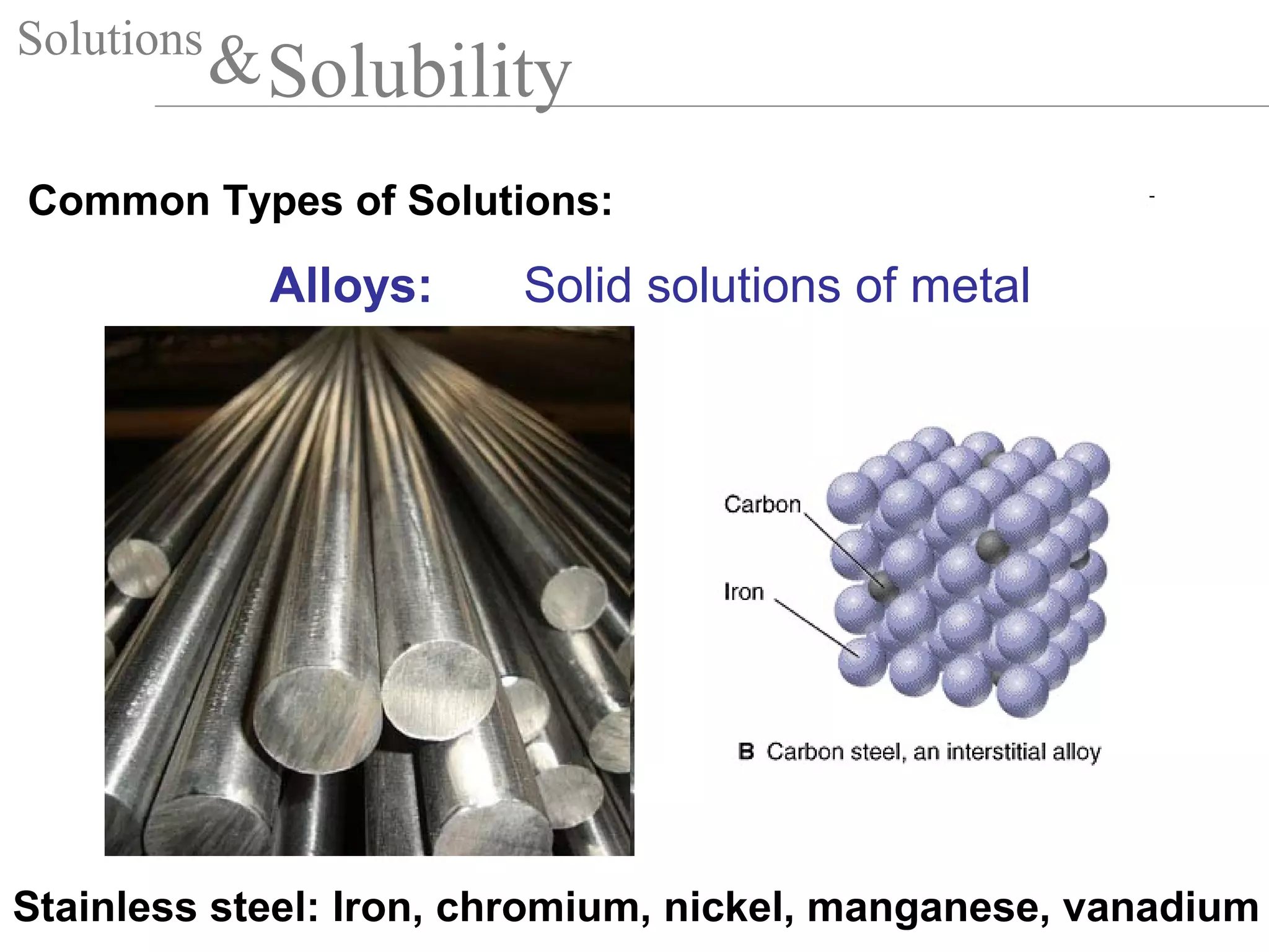 19 solutions and solubility | PPT