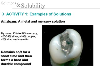19 solutions and solubility | PPT