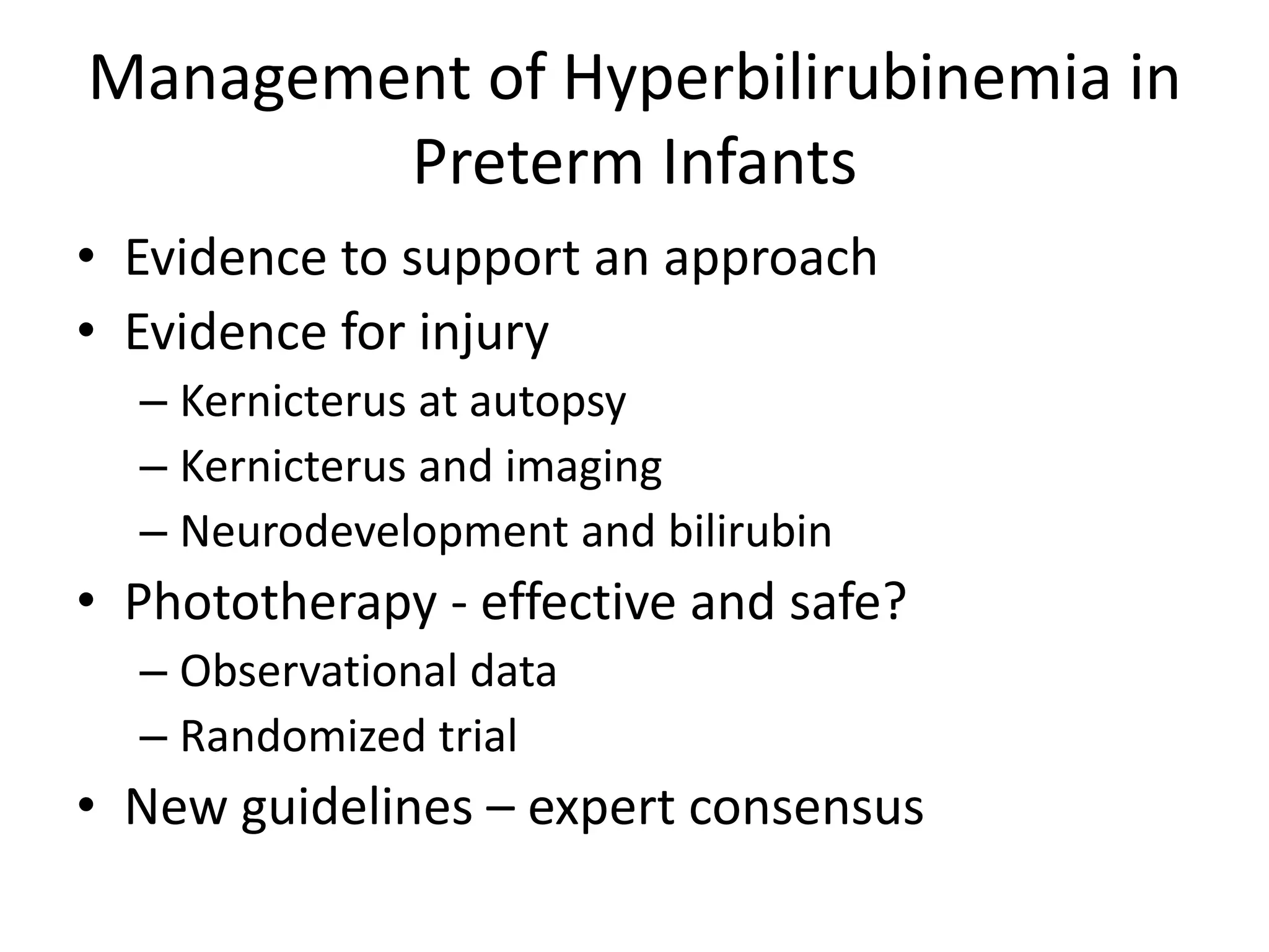 Premature Babies and Jaundice | PDF