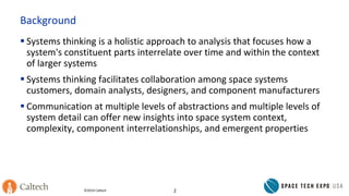 Systems Thinking: Applications to Space Systems | PDF