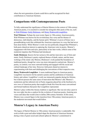 19th Century American poet Harriet Monroe.docx