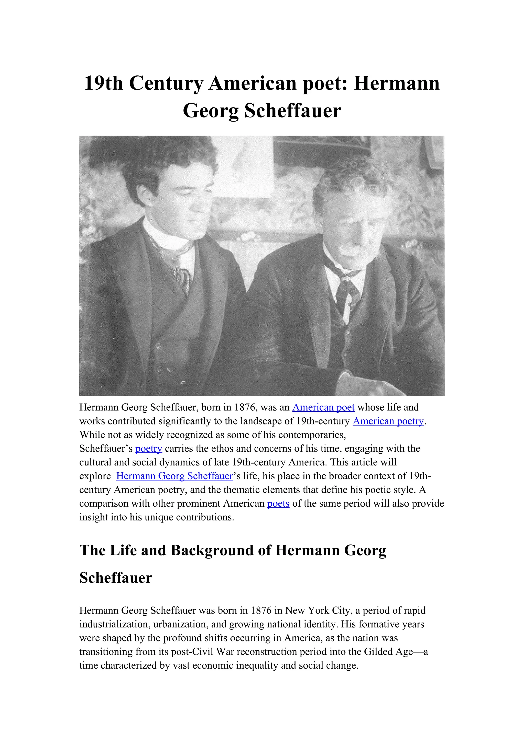 19th Century American poet Hermann Georg Scheffauer.docx