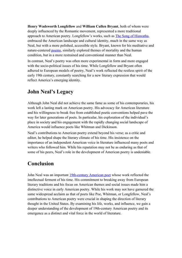 19th Century American poet John Neal.docx