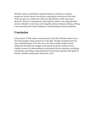 19th Century American poet Silas Weir Mitchell.docx