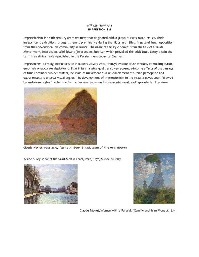 19th century art | PDF