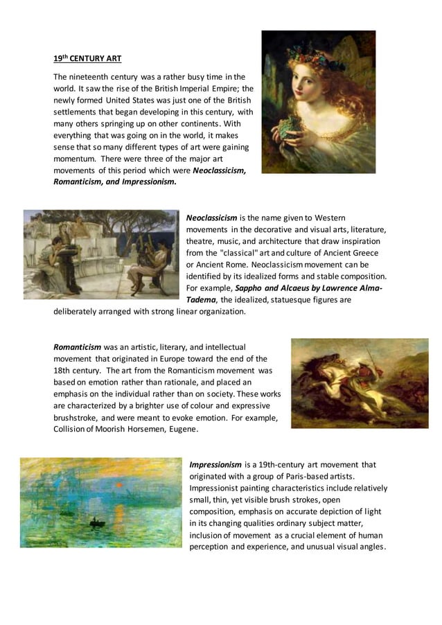 19th century art | PDF