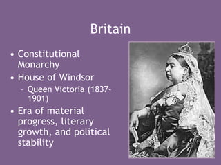 19th Century Britain & France | PPTX