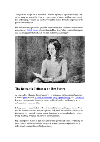 19th Century British Poet: Charlotte Brontë | DOCX
