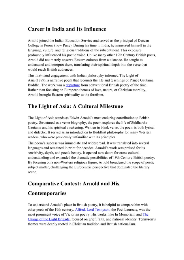 19th Century British Poet Edwin Arnold.docx
