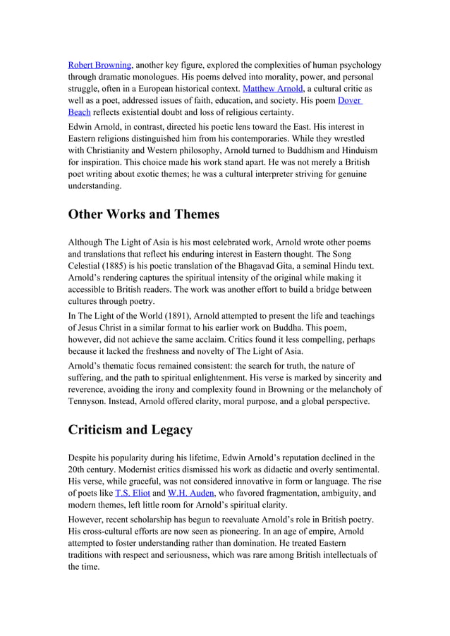 19th Century British Poet Edwin Arnold.docx