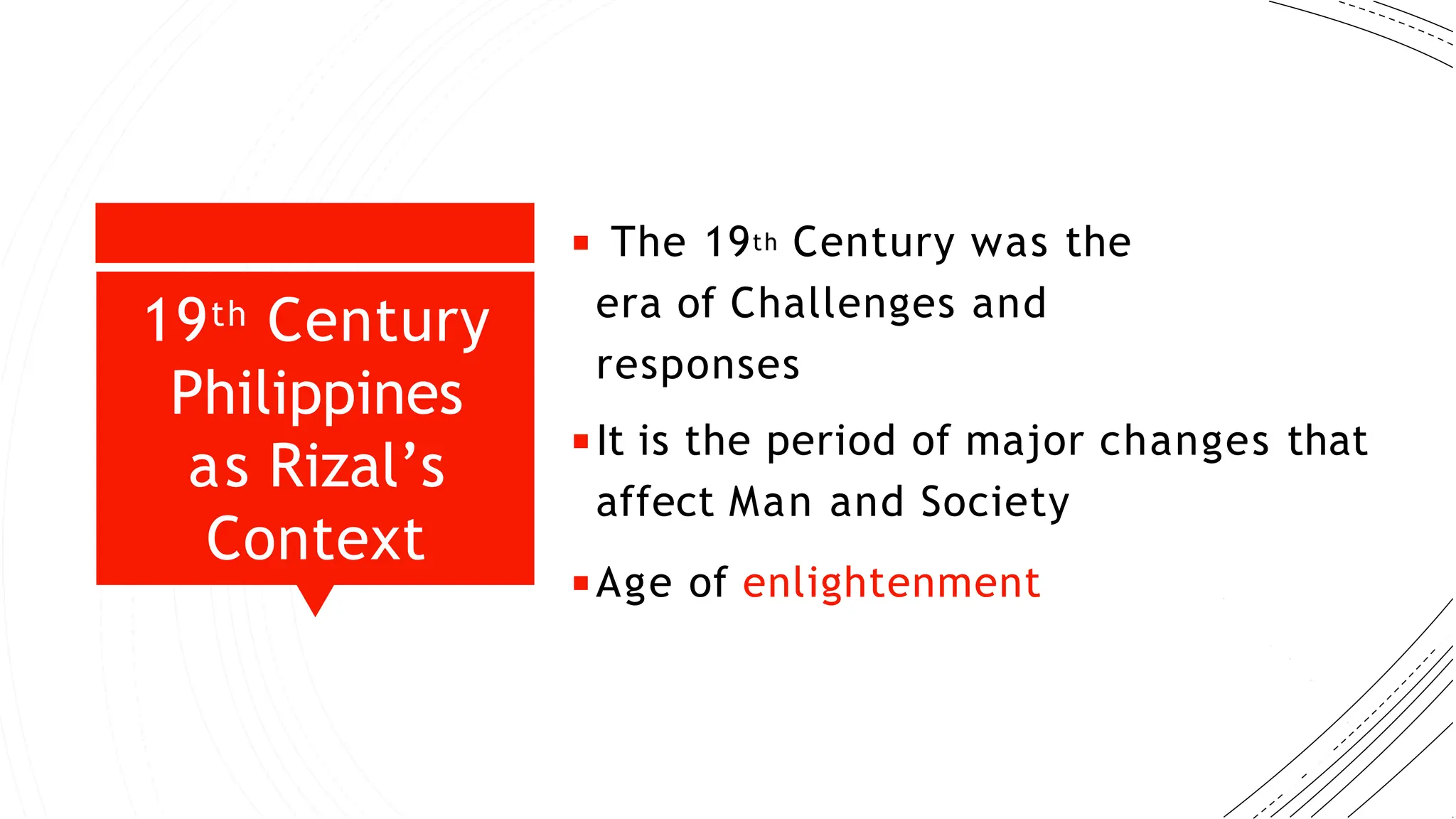 19th Century Context Philippines of Rizal | PPTX