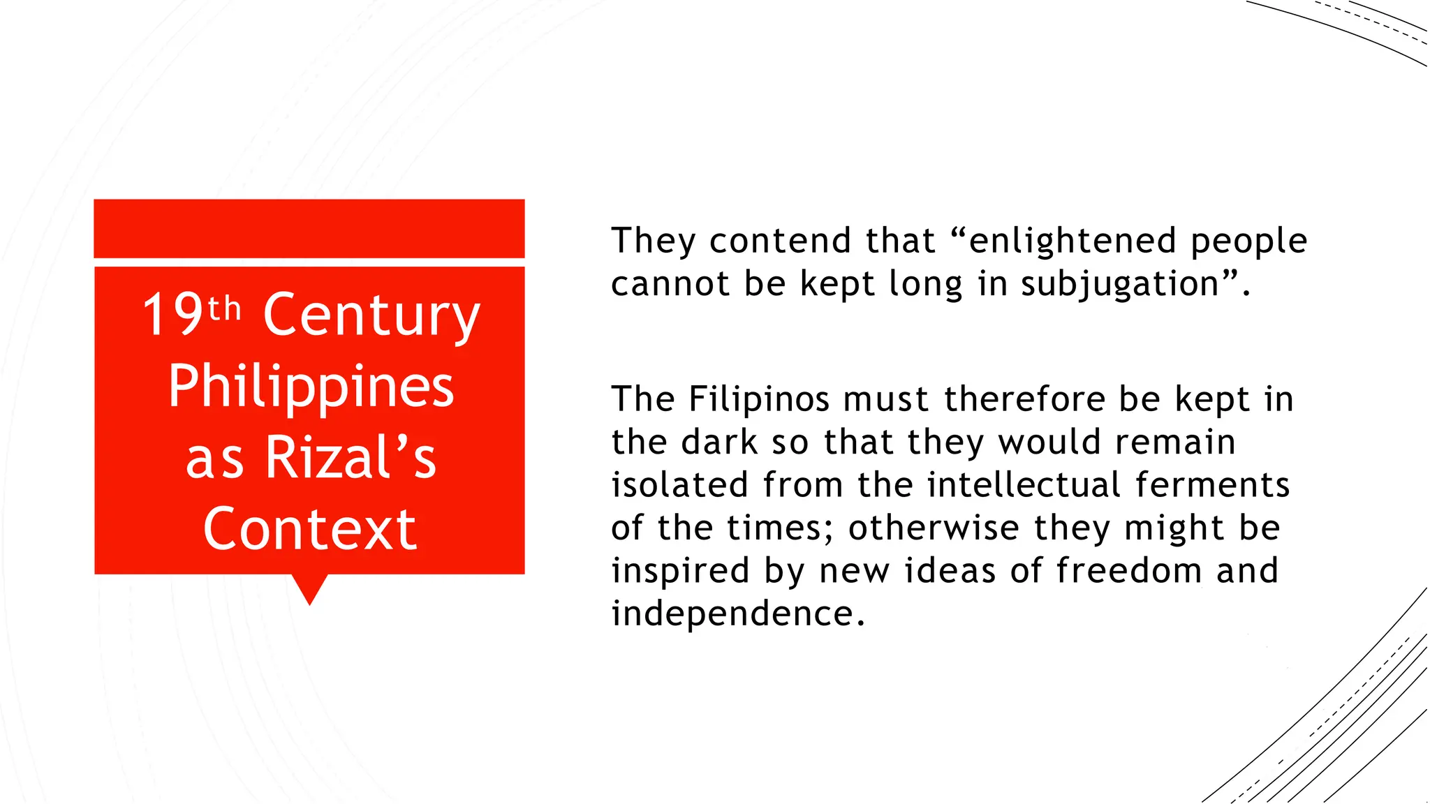 19th Century Context Philippines of Rizal | PPTX