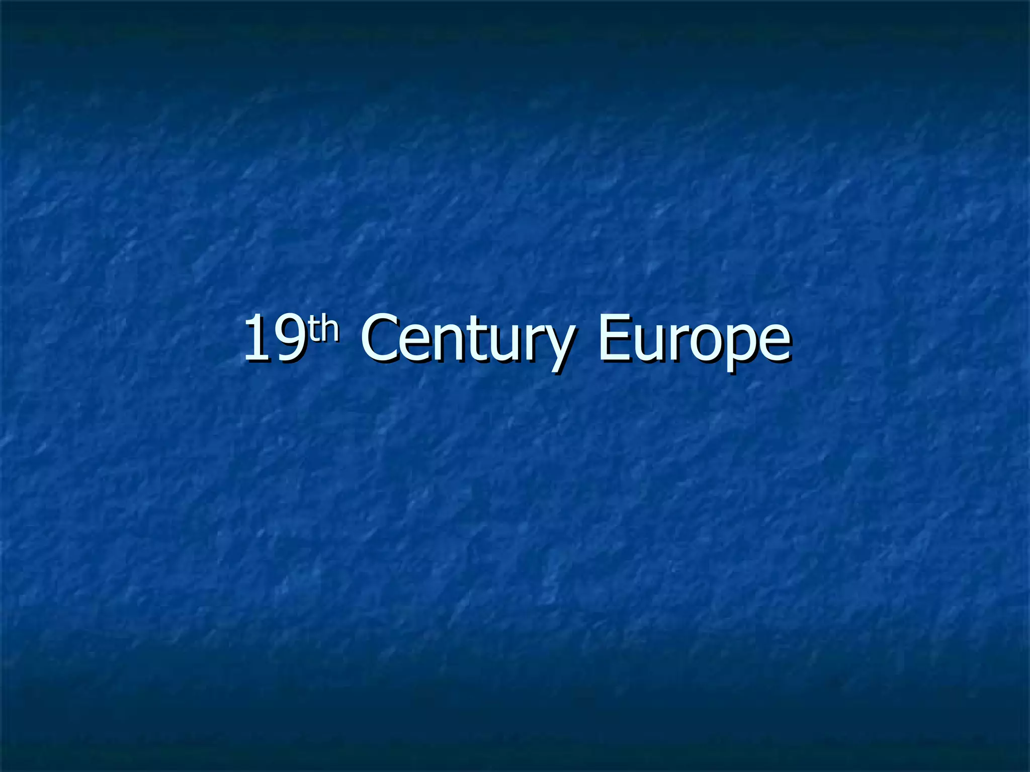 19th century europe | PPT