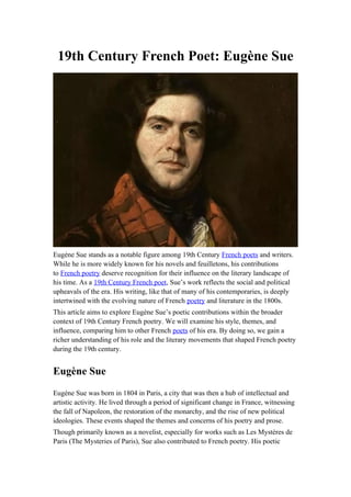19th Century French Poet Eugène Sue.docx