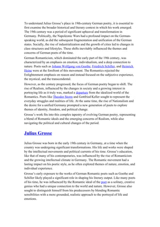 19th Century German Poet Julius Grosse.docx