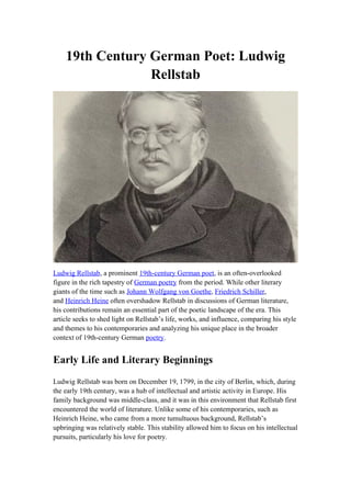 19th Century German Poet Ludwig Rellstab.docx