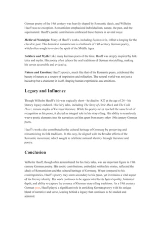 19th Century German Poet Wilhelm Hauff.docx