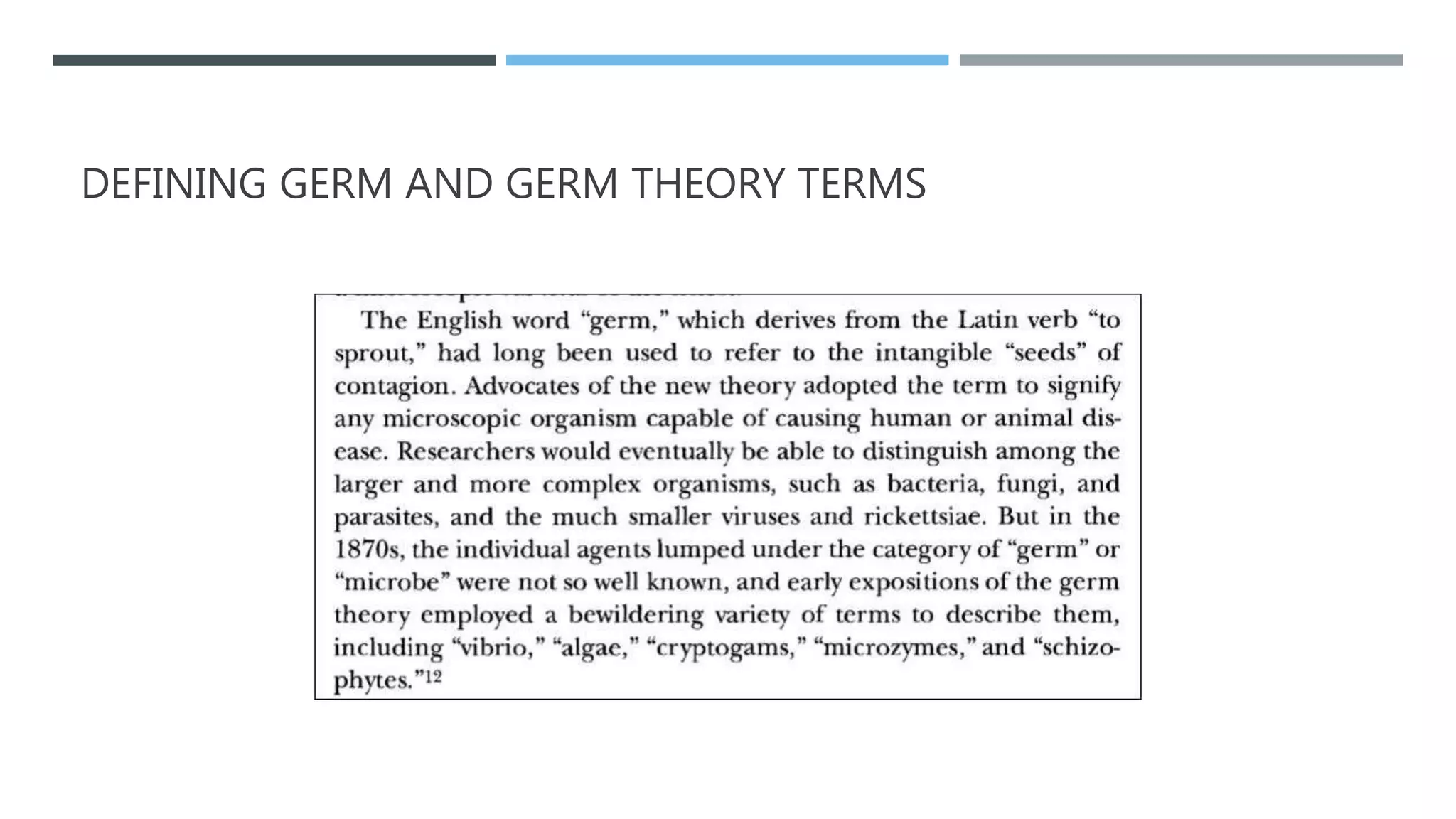 19th century germ theory | PPT