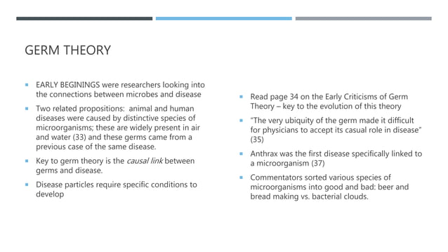 19th century germ theory | PPT
