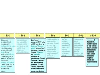 19th century timeline | PPT