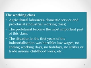 19th class based society | PPT