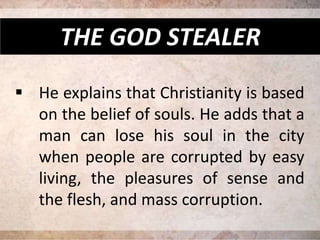 Eng 7 The God Stealer | PPTX